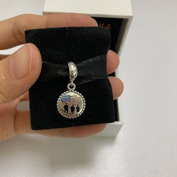 Pandora | Jewelry | Pandora Us Armys Exclusive Charm | Poshmark